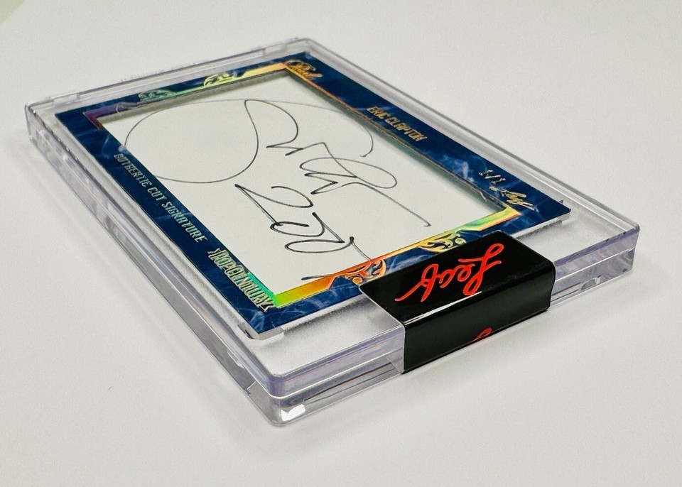 2024 Leaf Pop Century 1/1 CUT Signature ERIC CLAPTON * 1/1 * RARE AUTO ...