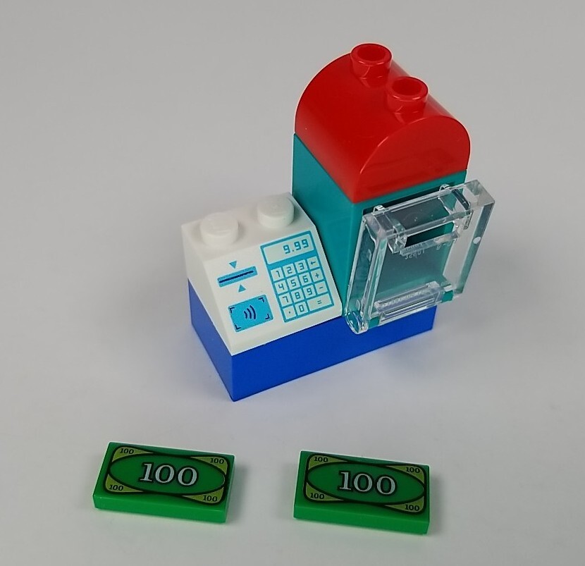 LEGO Disney Fairground Fun 10778 Cash Register + Lego Money Dollar ...