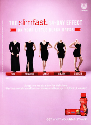 SLIM-FAST AD #02 MAGAZINE promo AD 2008 ORIGINAL 1 PAGE PRINT AD | eBay