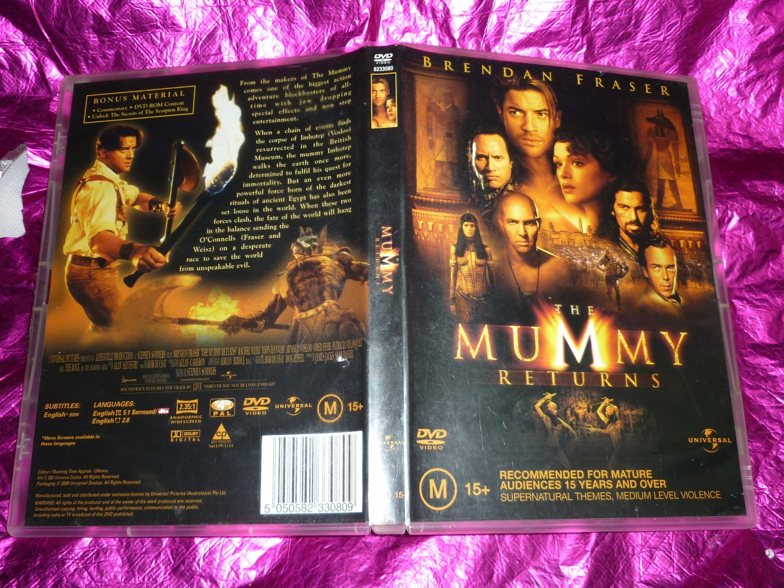 THE MUMMY RETURNS : (DVD, M15+) (P128546-44S) | eBay