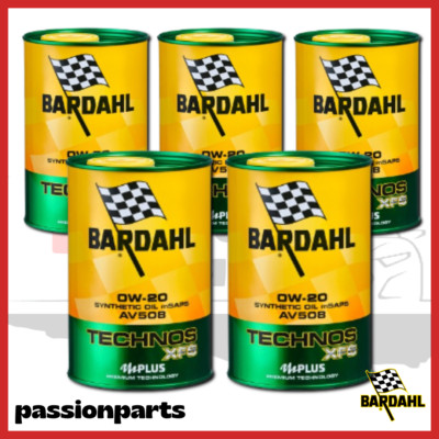 BARDAHL TECHNOS XFS 0W20 AV508 5 LT ACEA C5 A1 B1 OLIO MOTORE VW 508.00 ...
