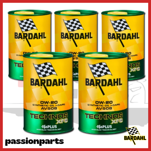BARDAHL TECHNOS XFS 0W20 AV508 5 LT ACEA C5 A1 B1 OLIO MOTORE VW 508.00 ...