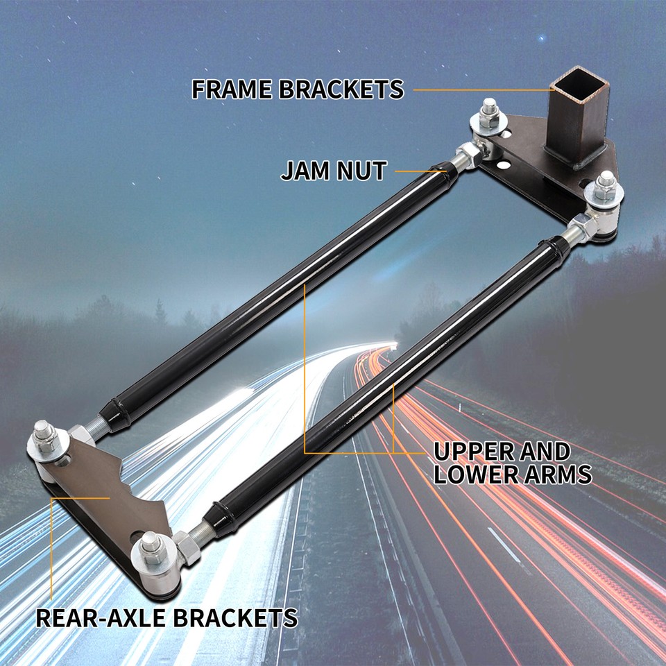 Universal Parallel 4 Link Mounts Kit For Hot Rod Rat Truck Classic Car ...