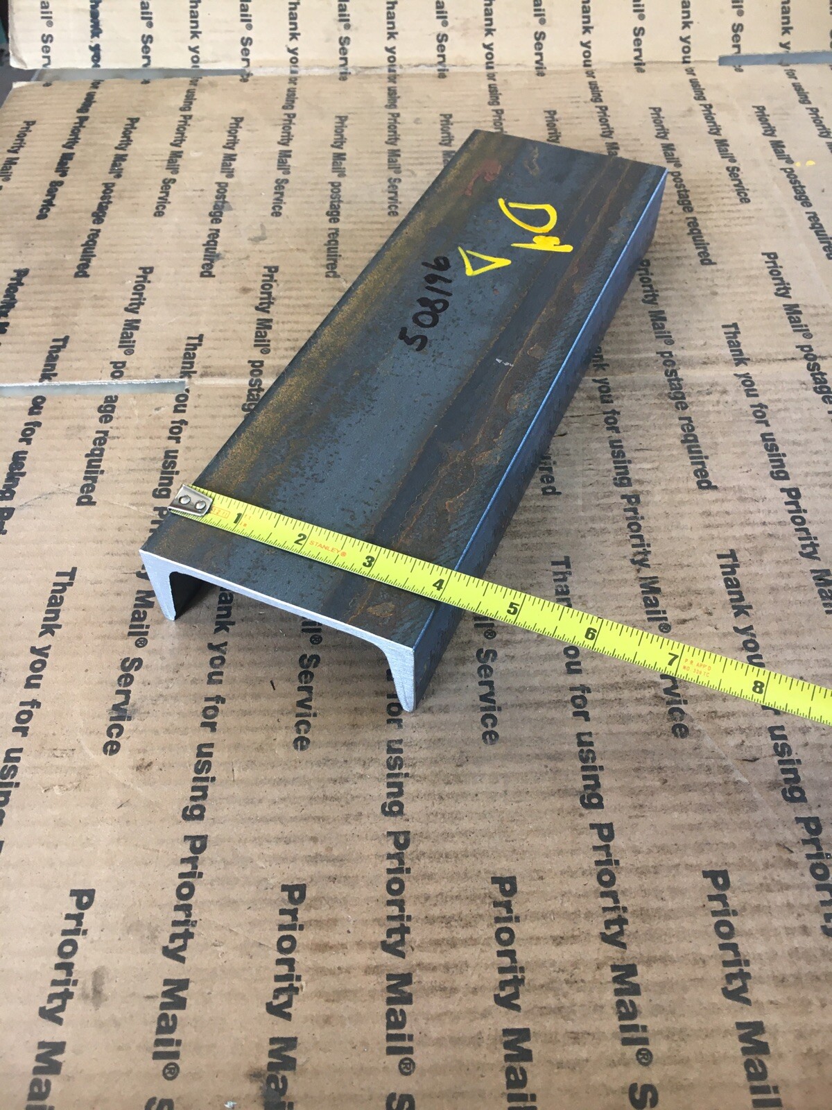 4" STEEL CHANNEL Bracing welding shop stock 10" Long | eBay