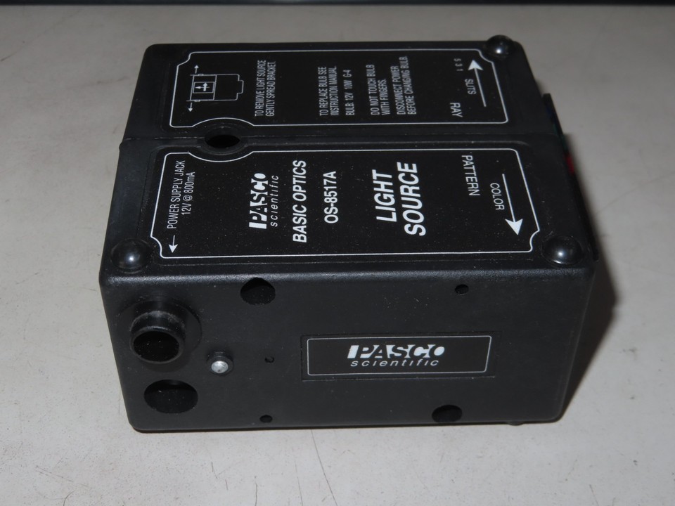 Pasco Scientific Basic Optics OS-8517A Light Source. FREE SHIPPING | eBay