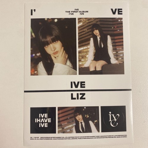 IVE Liz Stickers Kpop Idol Seals Water Damage Resistant From Japan | eBay