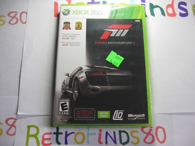 Forza Motorsport 3 (Microsoft Xbox 360, 2009)Xbox 360 Brand New Factory ...