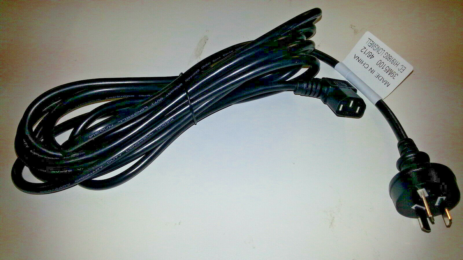 Australian Heavy Duty AU 240V AC IEC Angle Plug - 3.5m (NEW) Limited ...