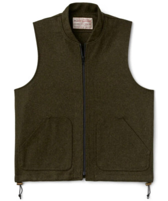 Filson Wool Vest Liner - LARGE - 20266331 MADE IN USA Forest Green ...
