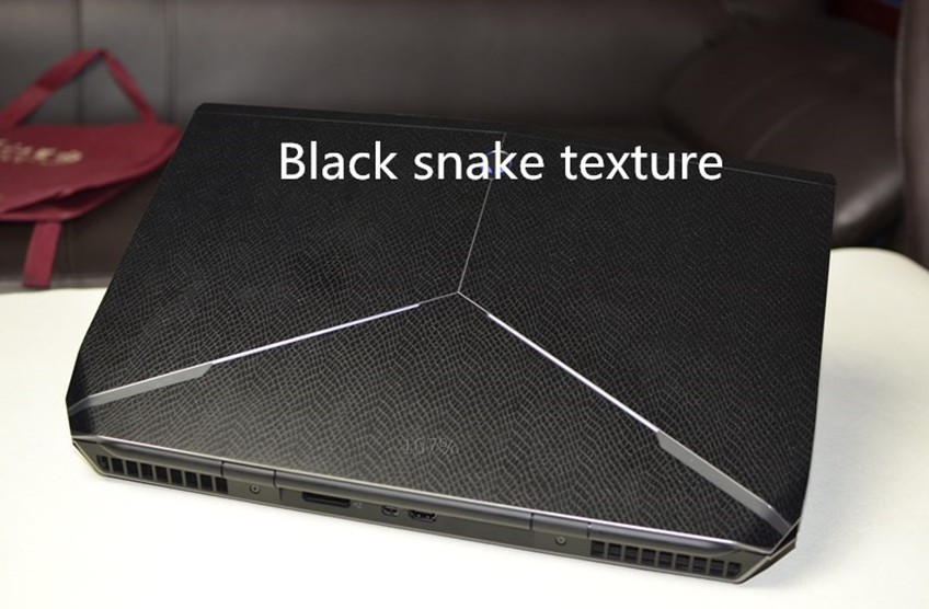 Carbon fiber Skin Sticker Cover For 2015 Alienware 17 R2 R3 AW17R2 ...