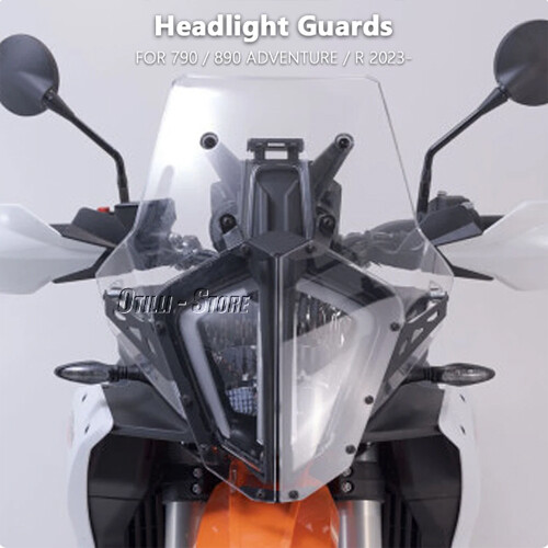 For 790 890 ADV R Motorcycle Front Headlight Guard Protector Cover Kit ...