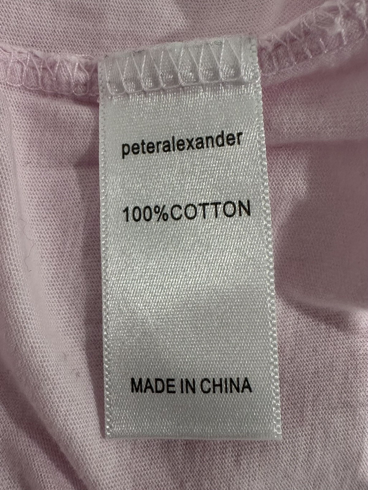 Ladies Classic Peter Alexander Penny Tee/Pink Size L NWOT | eBay