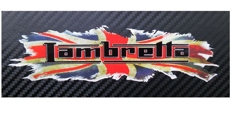 LAMBRETTA British union flag jack Motorcycle graphics stickers decals ...