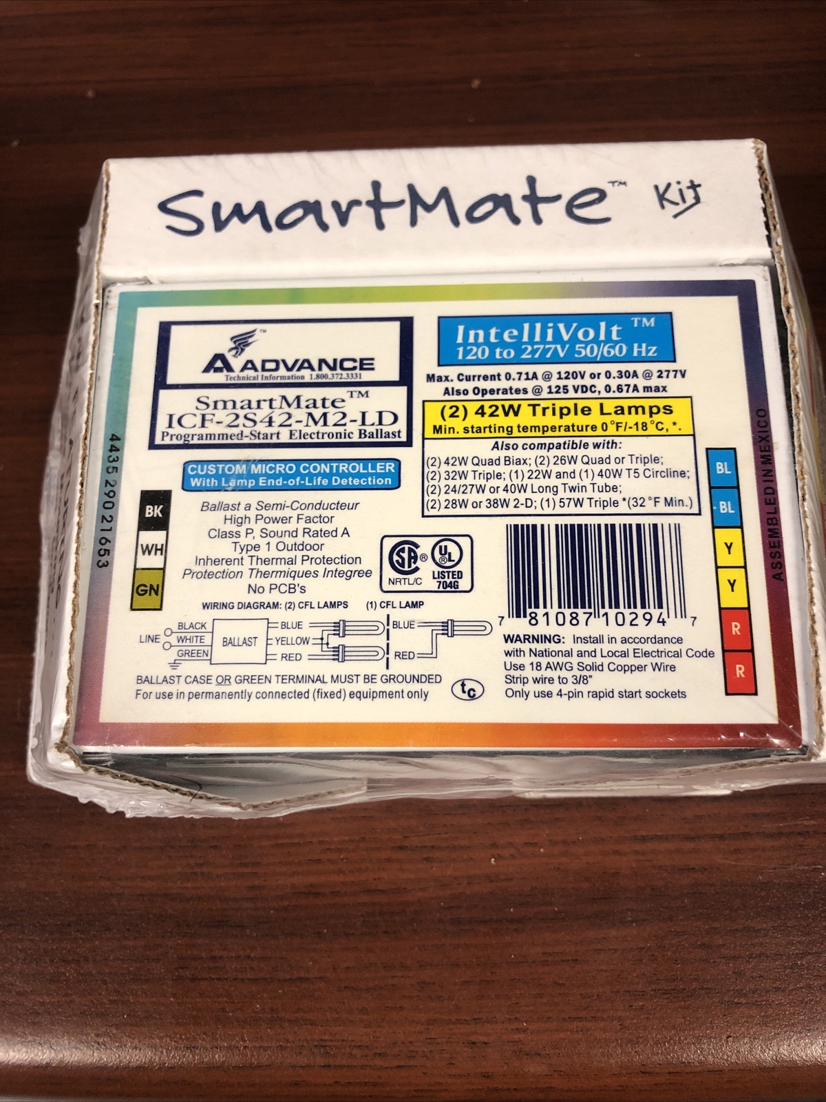 SmartMate Electronic Ballast ICF-2S42-M2-LD | eBay