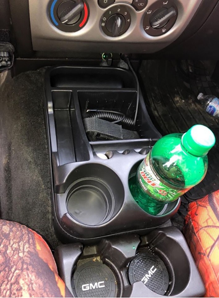 Universal Center Console Car Cup Holder Organizer Drink Truck Floor ...