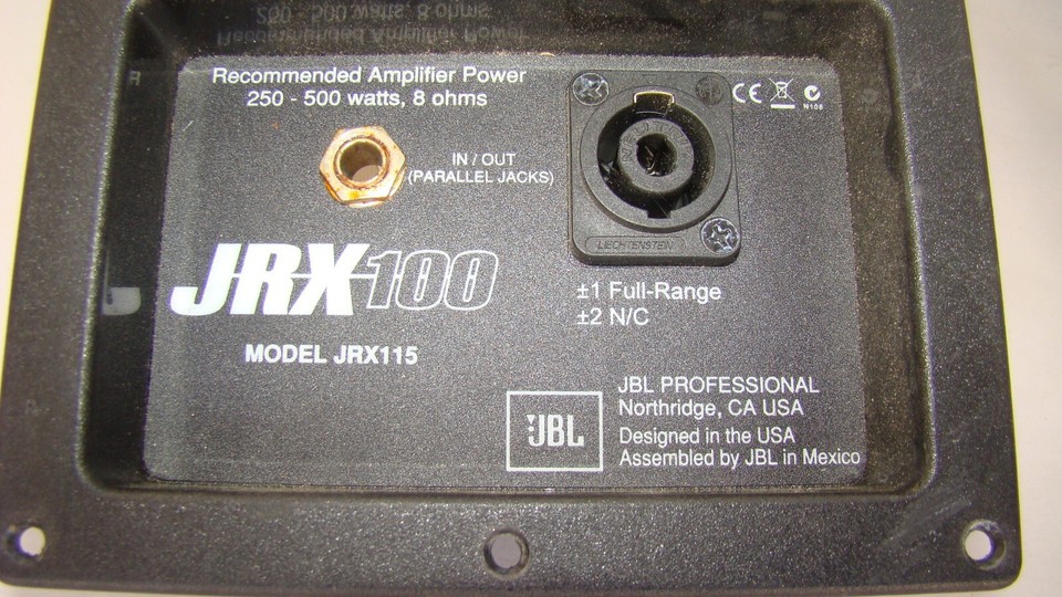 Working JBL JRX100 JRX115 Speaker 2Way Crossover Network Original ...