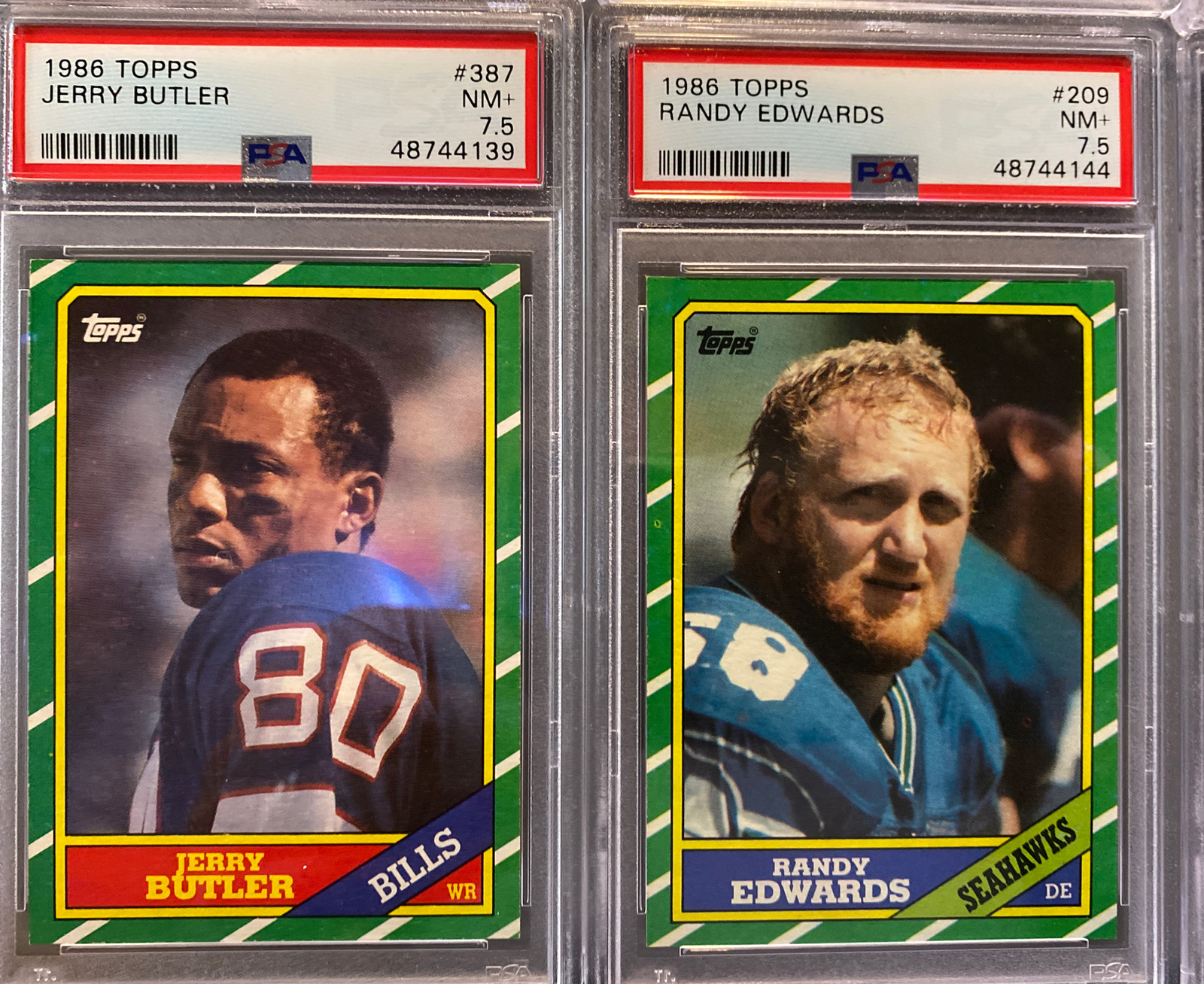 PSA GRADED (8) 1986 Topps Football — ICONIC SET! | eBay