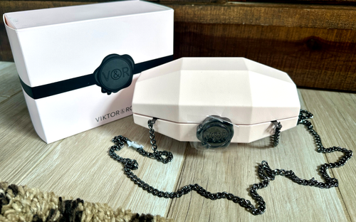 NEW Viktor & Rolf Minaudiere Flowerbomb Crossbody Clutch Purse in Blush ...