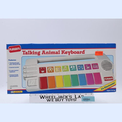 Talking Animal Electronic Keyboard #626 1991 Playskool Vintage NEW MIB ...