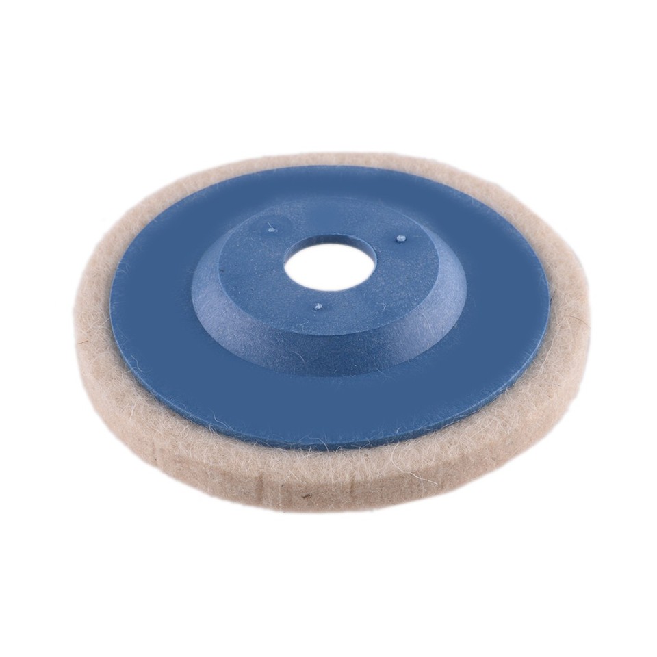 3pcs 100mm Wool Buffing Angle Grinder Wheel Felt Polishing Disc Pad Get ...