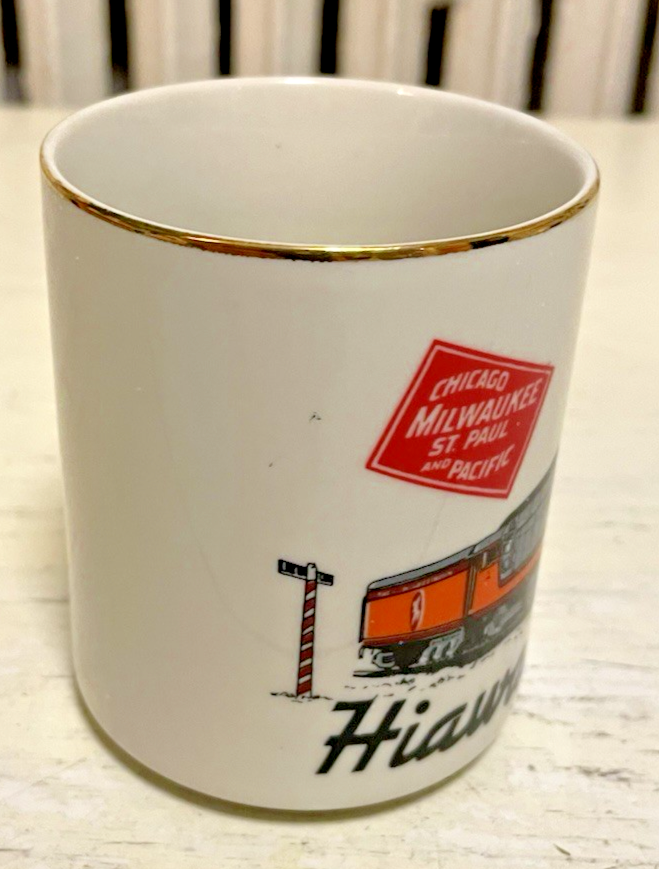 Hiawatha Railroad Mug The Mugger Chicago Milwaukee St Paul Pacific ...