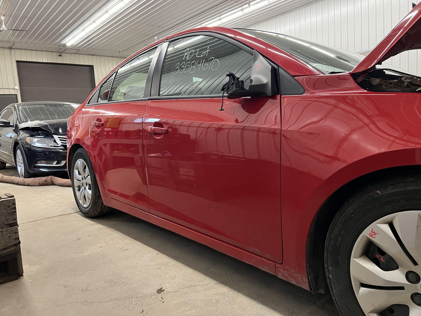 2012-2016 CHEVY CRUZE RIGHT PASSENGER FRONT DOOR RED HOT PAINT CODE G7C ...