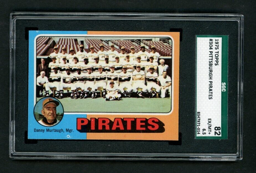 1975 Topps Pittsburgh Pirates Team Card TC #304 SGC 82 (6.5) EX/NM+ | eBay