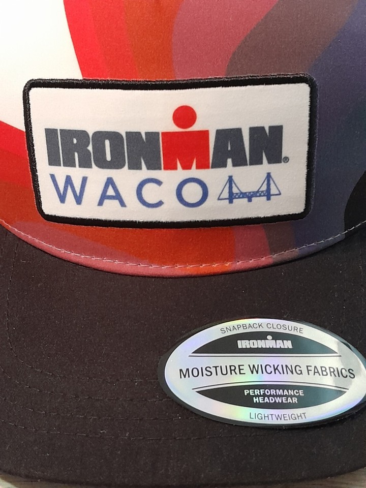 Boco Gear Ironman Waco Baseball Snapback Cap Hat Performance Half Full ...