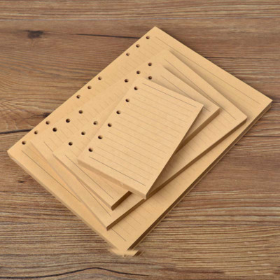 B5/A5/A6/A7 Kraft Paper Planner Diary Notebook Insert Refill NoteBook ...