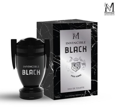 Invincible Black Eau De Toilette Pour Homme 100Ml - Montage Brands | eBay
