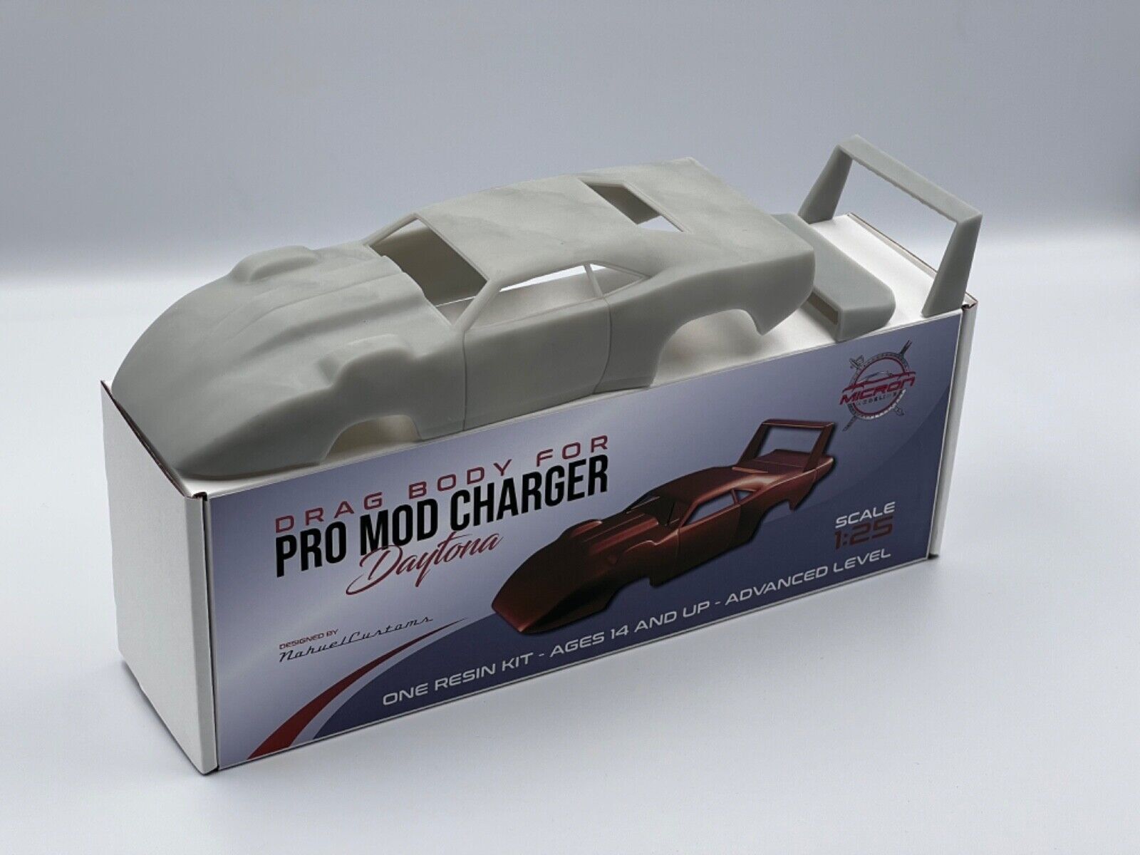 Daytona Charger Pro Mod 1969 Dodge Drag Dragster Body Scales 1/25 and 1 ...