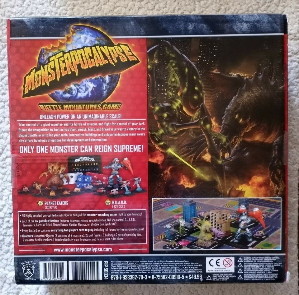 Monsterpocalypse - Battle Miniatures Starter Set - Privateer Press ...
