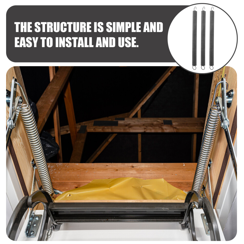 3 Pcs Loft Ladder Spring Attic Parts Multipurpose Extension | eBay