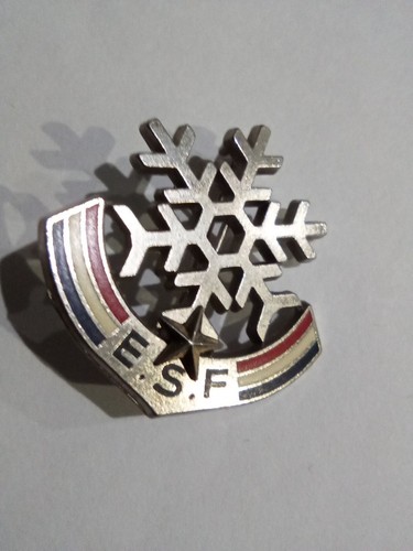 Broche Flocon ESF École Ski Français 1 Étoile Beraudy Vaure Ambert | eBay