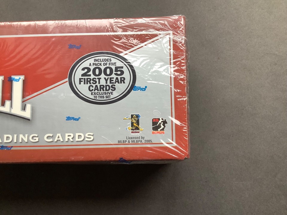 2005 Topps Baseball Complete Set Factory Sealed + 5 First Year ...