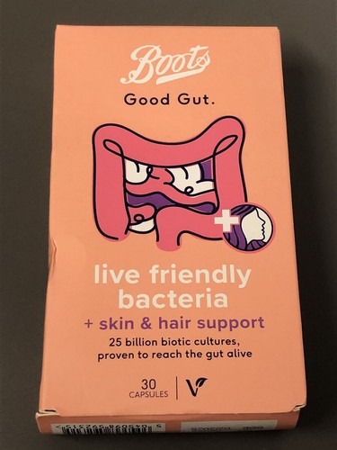 Boots - Good Gut LIVE FRIENDLY BACTERIA Skin & Hair Support - 30 ...