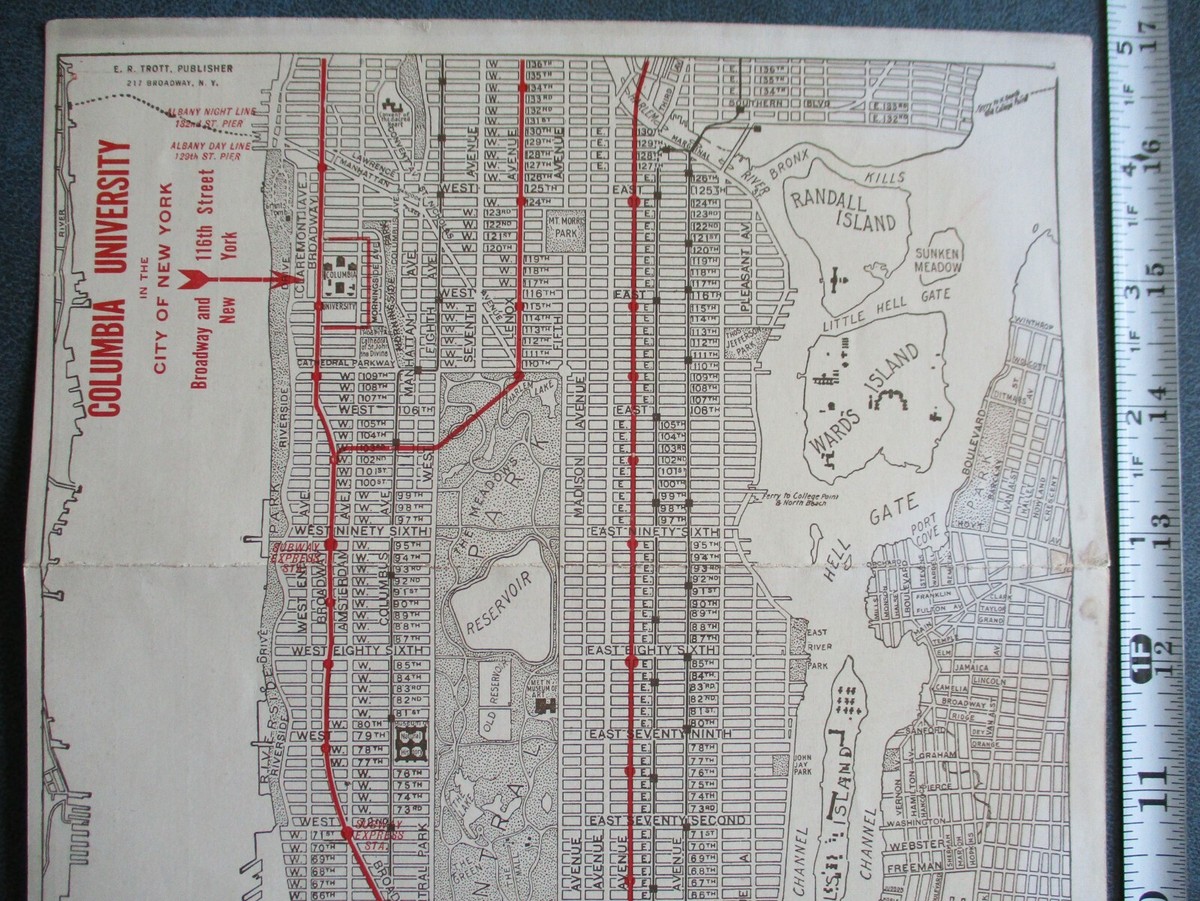 Columbia University Map