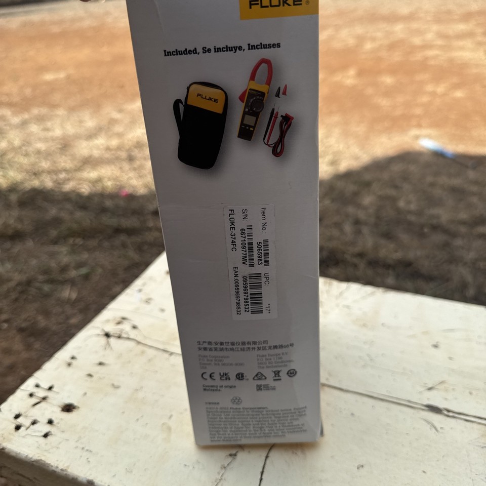 Fluke 374 FC 600 Amp AC & DC True RMS Clamp Meter with Bluetooth FLUKE ...