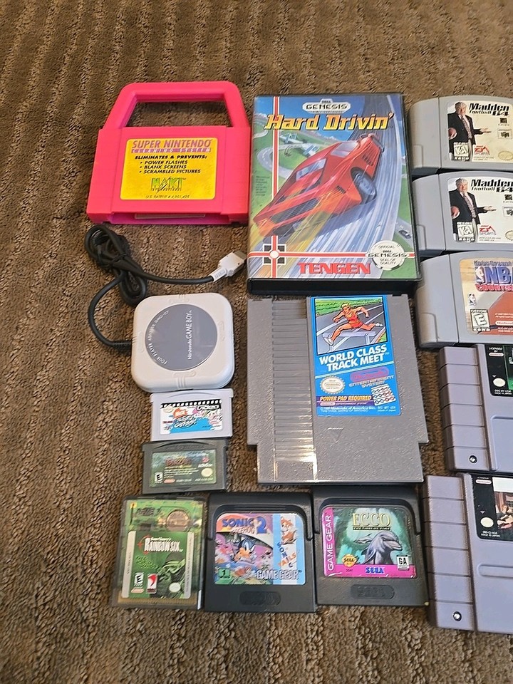 Lot Of 31 NES, SNES N64, Genesis, Game Gear, Gameboy Games | eBay