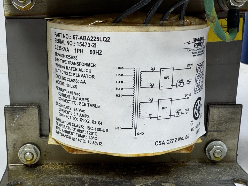 NEW OTIS ELEVATOR AT400 ABA621BJ2 DOOR OPERATOR DC POWER SUPPLY 440-600 ...