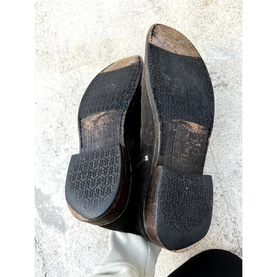 FRYE Oliver Inside Zip Suede Casual Dress Motorcycle Boots Sz 11 ...