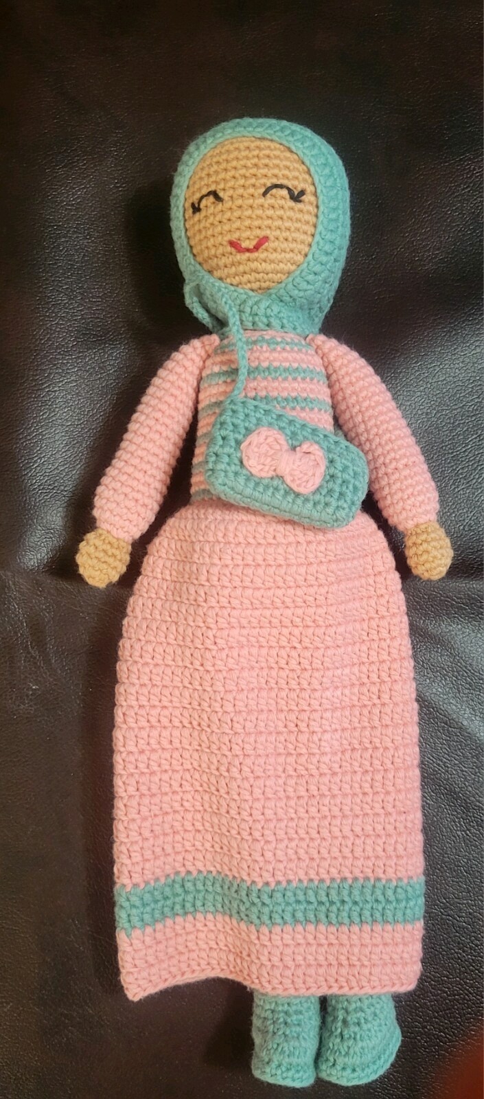 Two Islamic Veiled Crochet Doll Handmade 12 Inches Beautiful | eBay