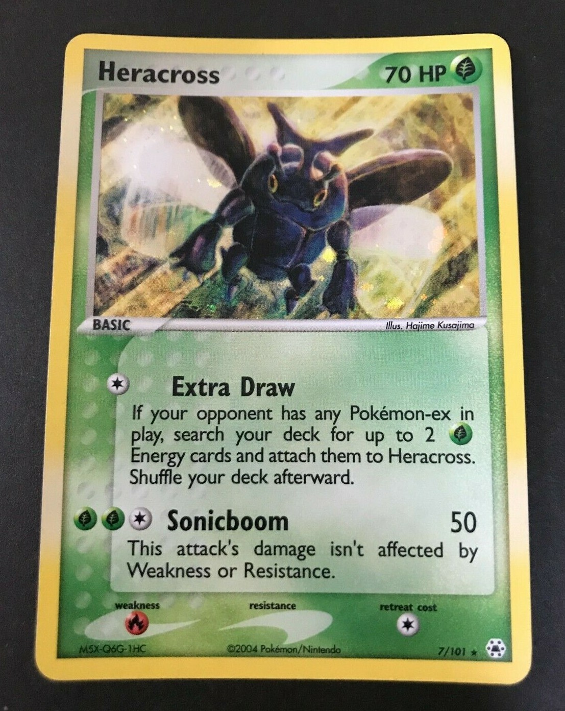 Pokemon EX Hidden Legends Rare Holo Heracross #7/101 - LP | eBay