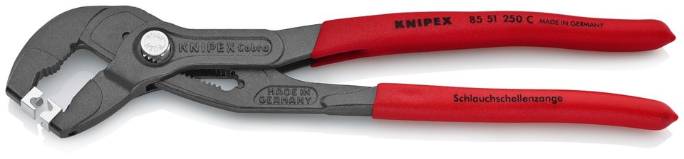Knipex Spring Hose Clamp Pliers for Click Clamps 10" 85 51 250 C | eBay