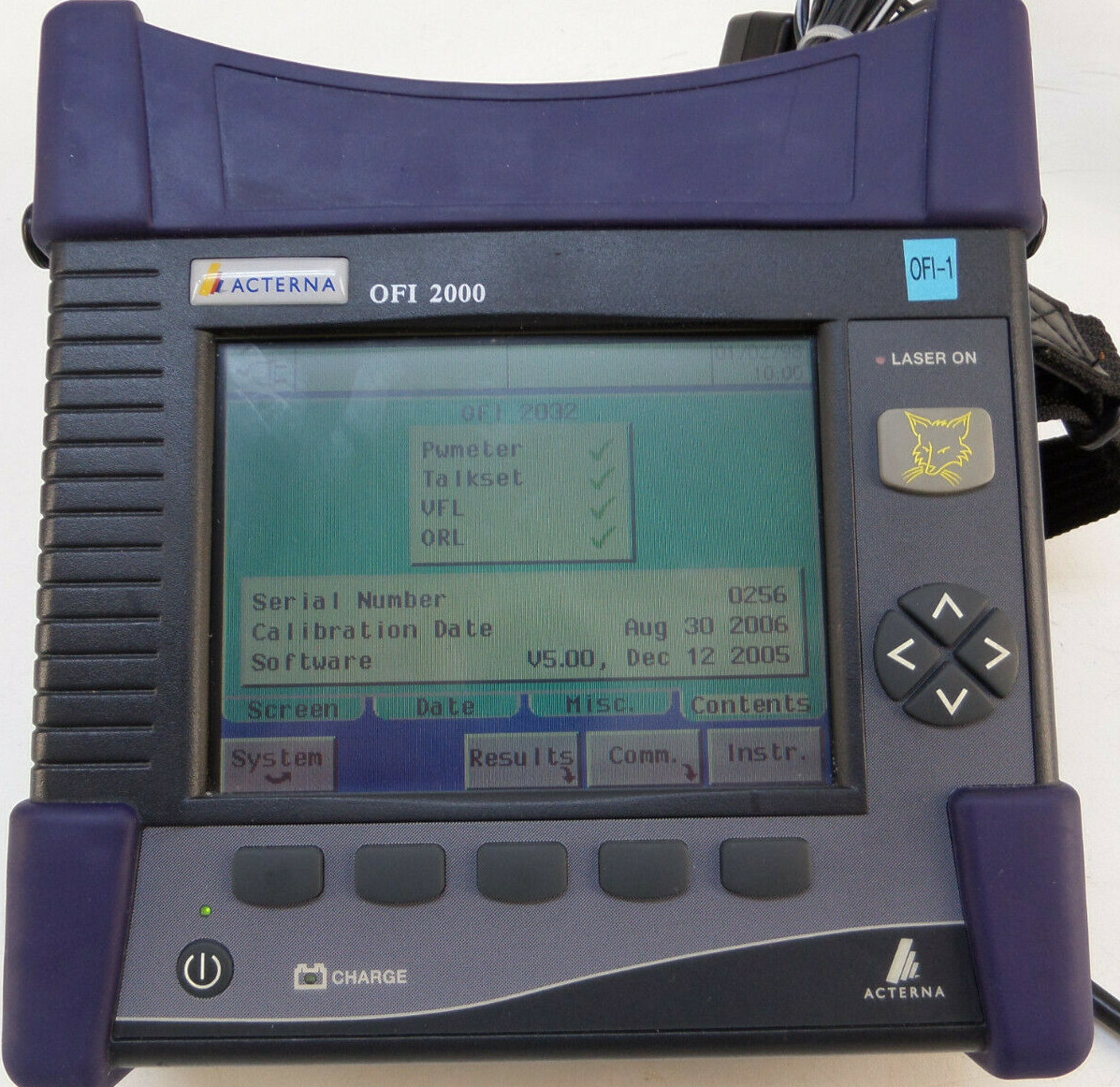JDSU Acterna OFI 2000 OFI 2032 Optical Fiber Loss Test Set - OPT: COL ...