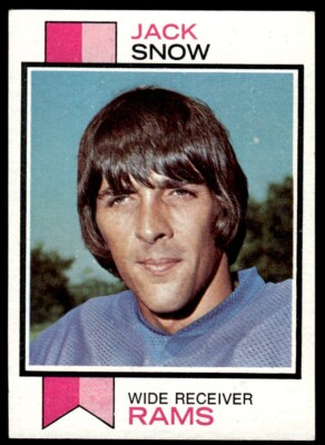 1973 TOPPS JACK SNOW LOS ANGELES RAMS #416 | eBay
