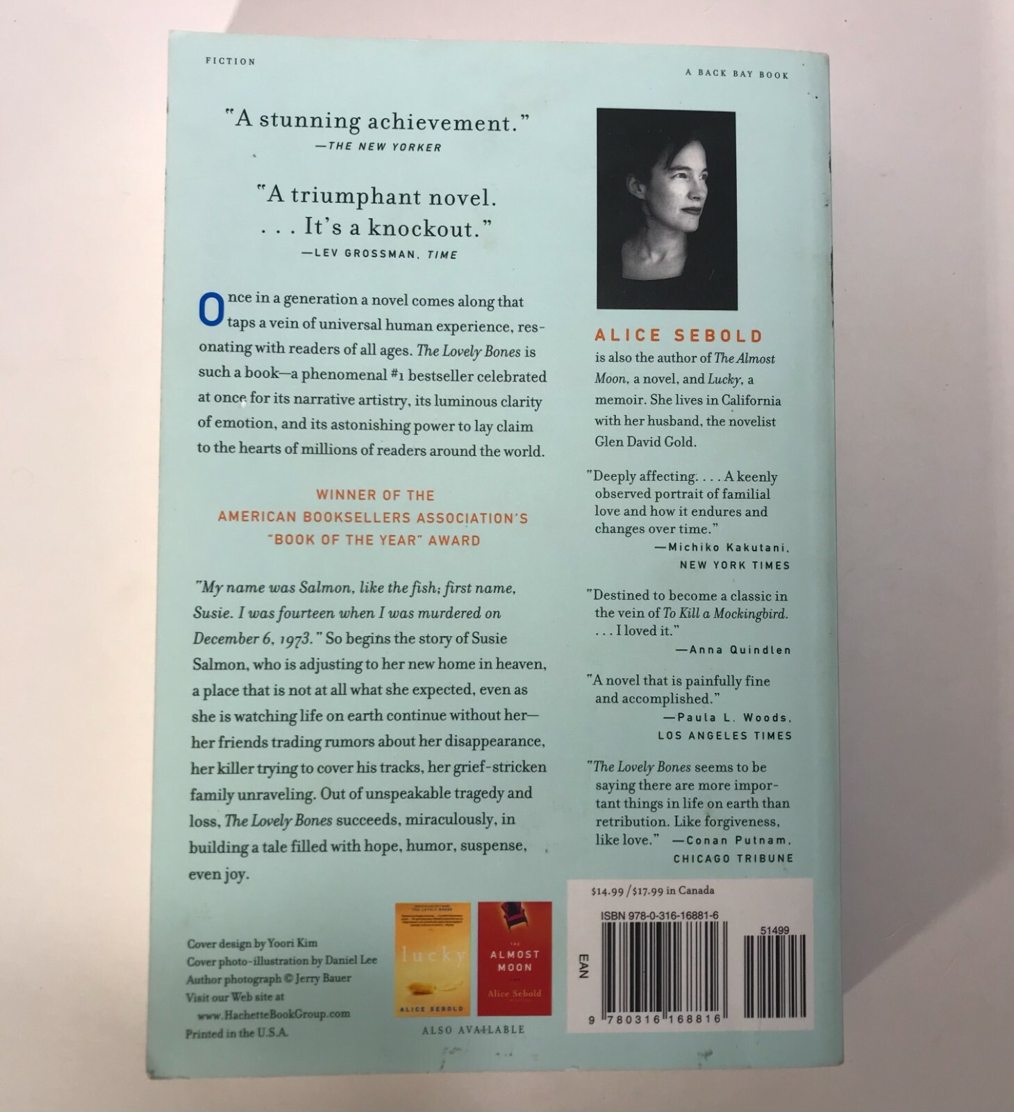 The Lovely Bones Paperback Book By Alice Sebold (2002, Trade Paperback ...