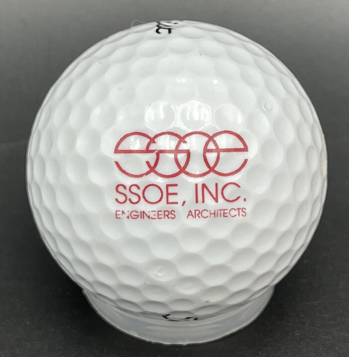 SSOE Inc Engineers Architects Logo Golf Ball (1) Titleist DT Pre-Owned ...