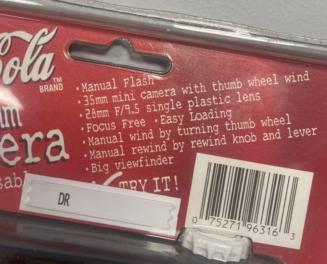 Coke Camera Coca Cola 35 Mm Reusable Preloaded Film 1999 MINT ...