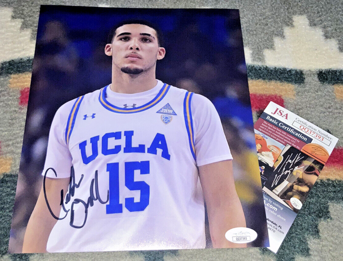 LIANGELO BALL SIGNED JSA 8X10 PHOTO UCLA BRUINS BASKETBALL | eBay